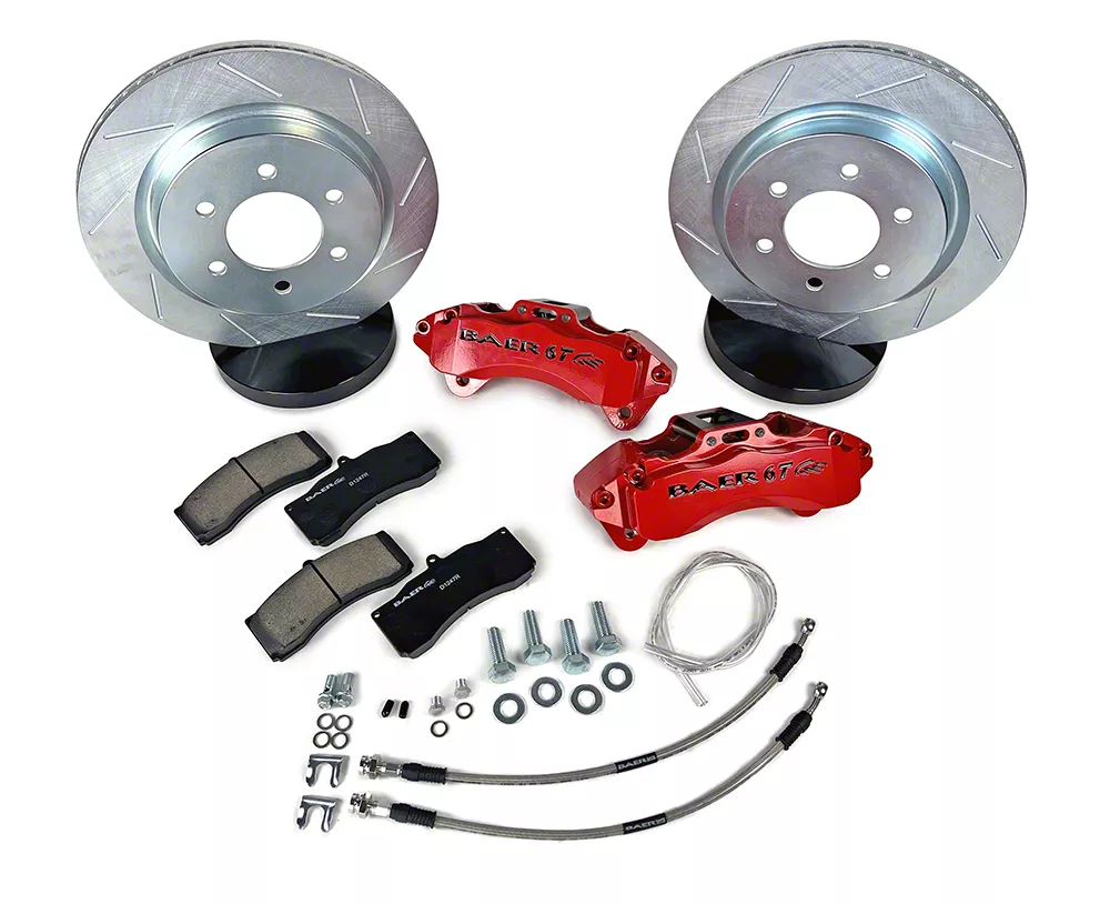 Baer Tacoma 6T Front Big Brake Kit with 13.50-Inch Rotors; Desert Sand ...