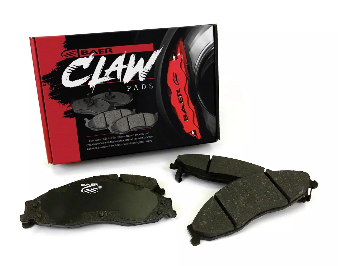 Baer Titan Claw Ceramic Brake Pads; Rear Pair D1041 (04-15 Titan ...