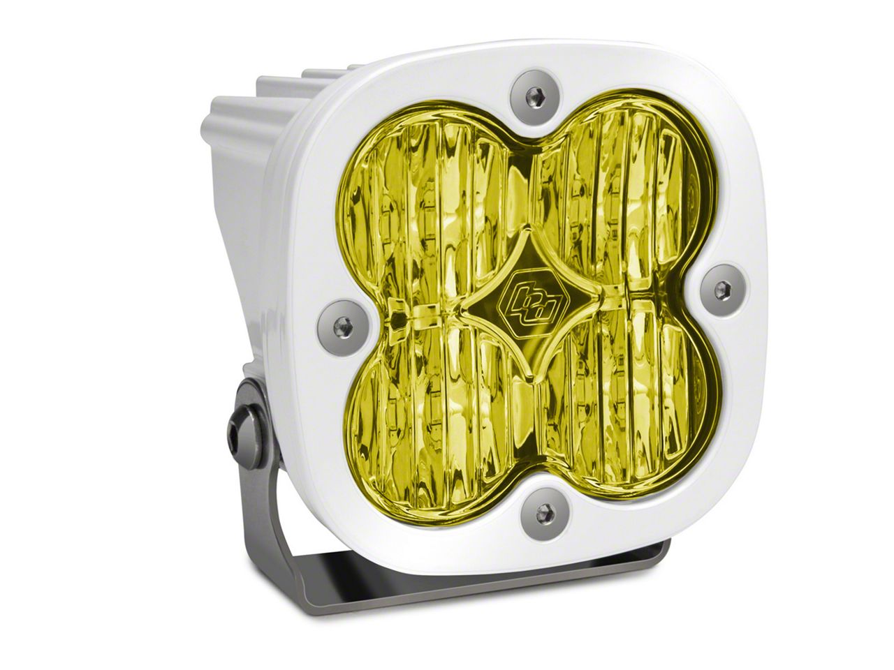 Baja Designs Jeep Wrangler Squadron Pro White Amber LED Lights; Wide ...