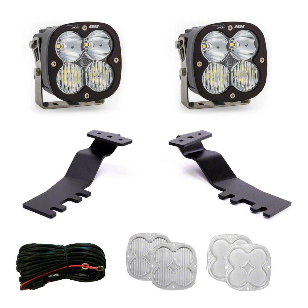 Baja Designs Tacoma XL80 LED Lights with A-Pillar Mounting Brackets ...