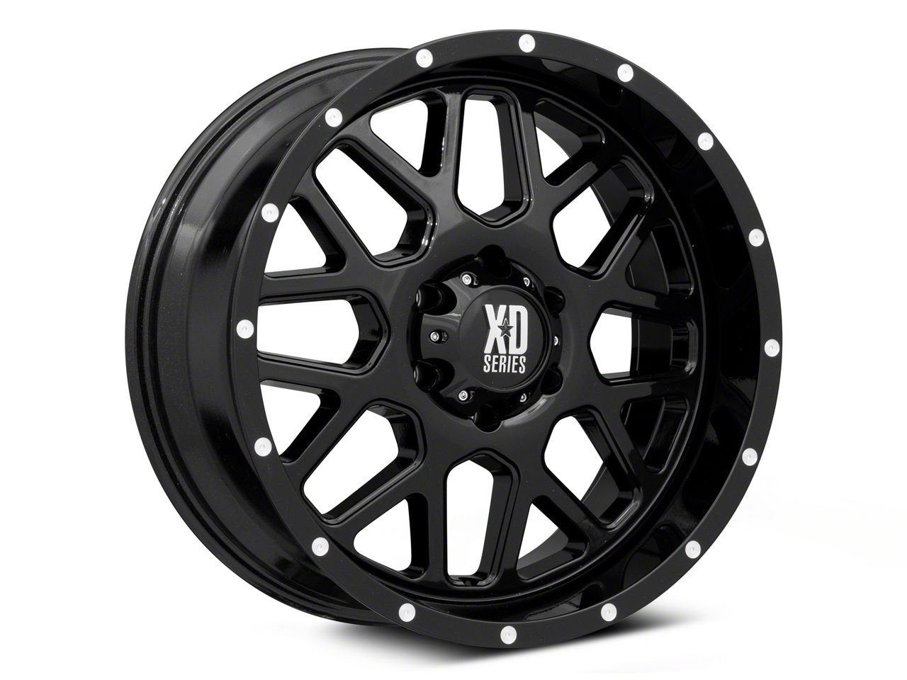 Ballistic Tacoma Grenade Gloss Black 6-Lug Wheel; 22x12; -50mm Offset ...