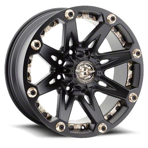 Ballistic Jeep Grand Cherokee Jester Flat Black Machined Wheel; 17x9 ...