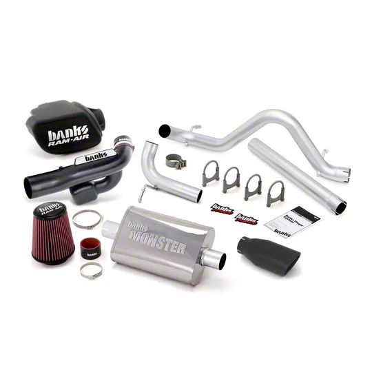 Banks Power Jeep Wrangler Stinger Bundle with Cat-Back Exhaust and ...