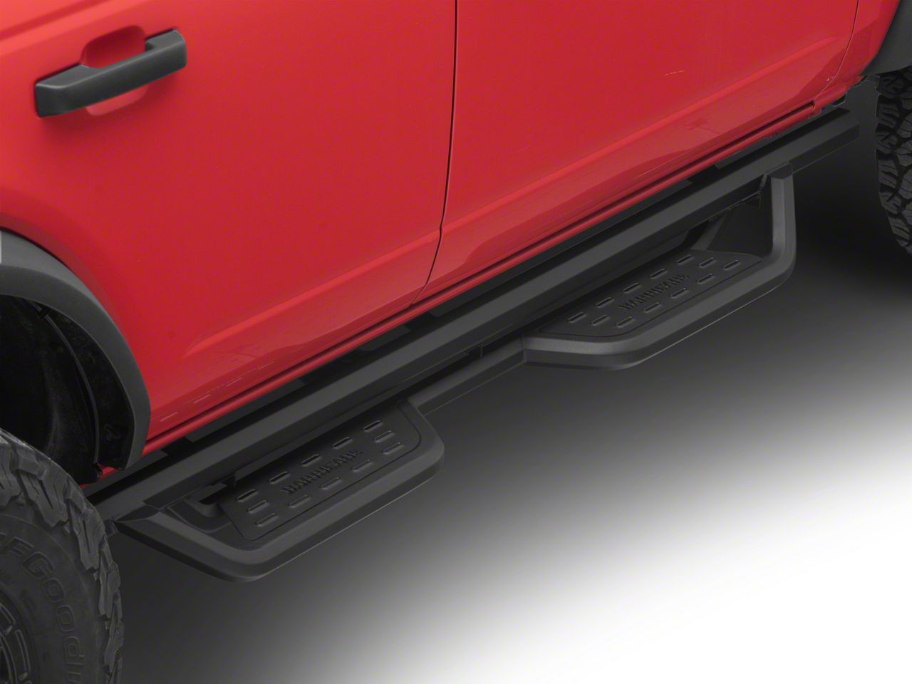 Barricade Bronco TCX Drop Side Step Bars FB49667 (21-25 Bronco 4-Door ...