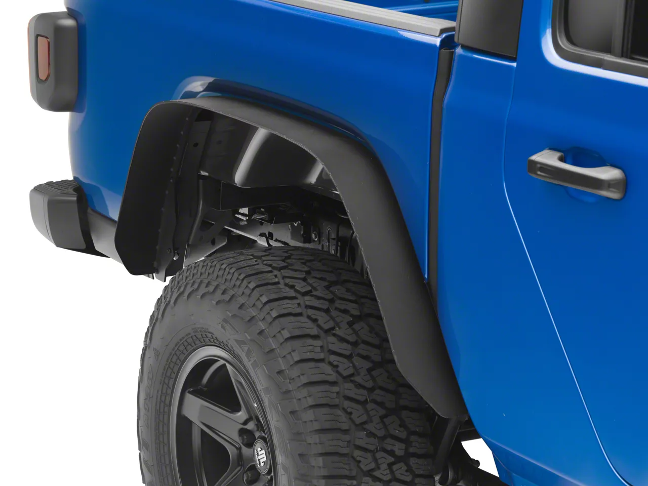 Barricade Jeep Gladiator HD Flat Fender Flares; Rear JG2216 (20-25 Jeep Gladiator JT) - Free ...