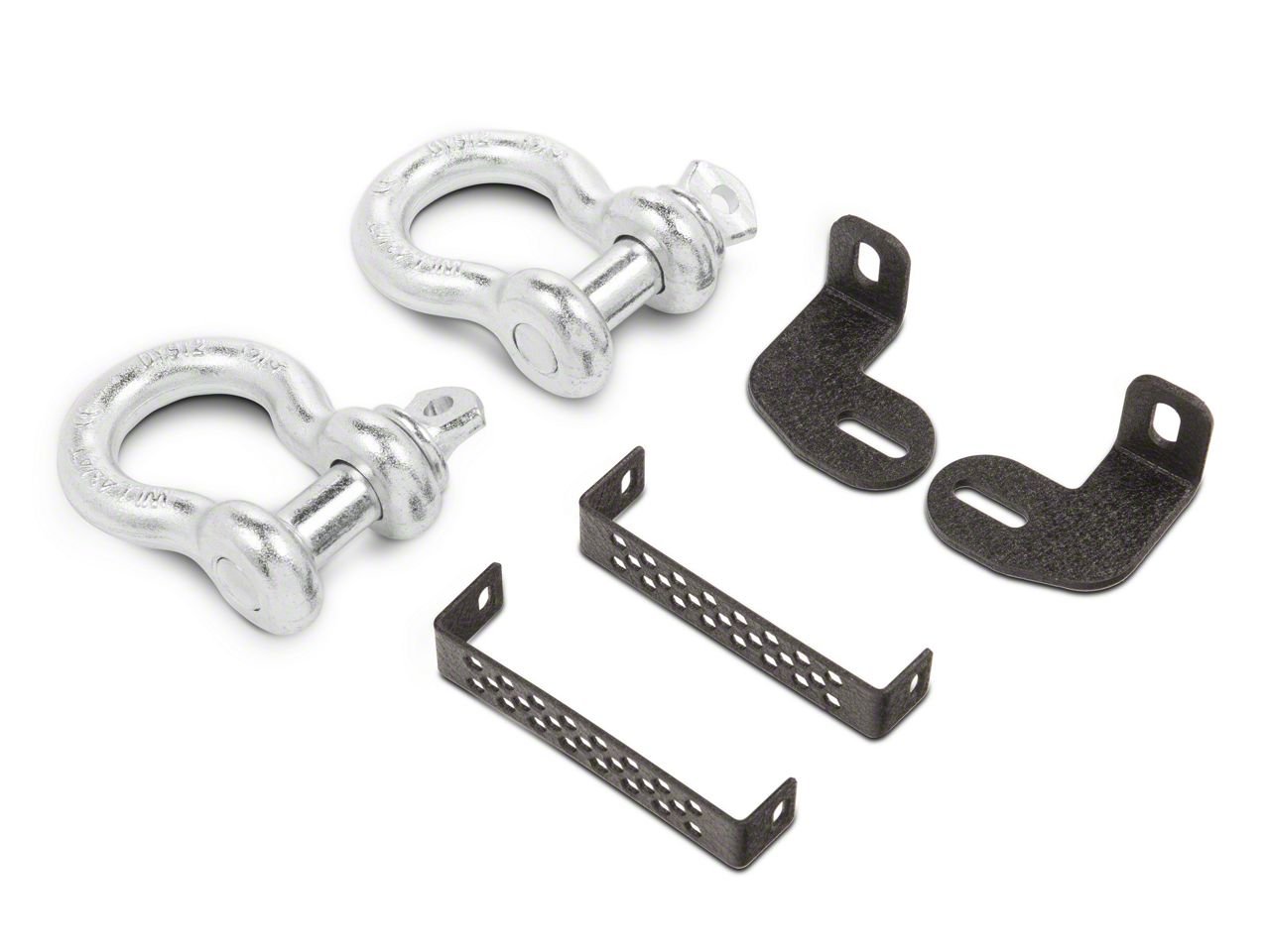 Barricade Jeep Wrangler Replacement Bumper Hardware Kit for J107019 Only U2663H (07-18 Jeep ...