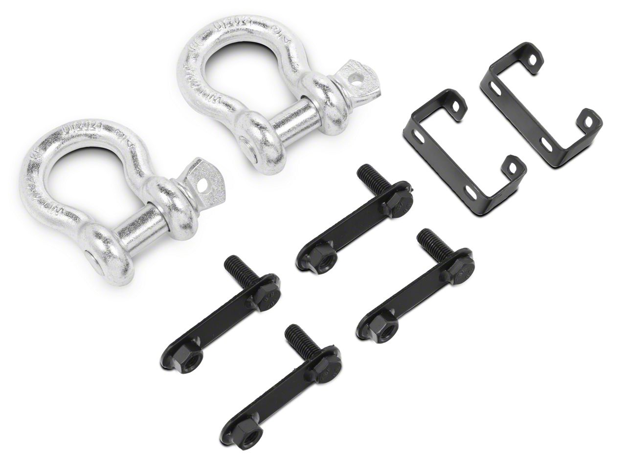 Barricade Jeep Wrangler Replacement Bumper Hardware Kit for J107329 Only U2667H (07-18 Jeep ...