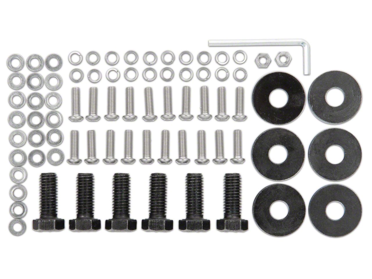 Barricade Jeep Wrangler Replacement Bumper Hardware Kit for J116901 Only U2693H (87-06 Jeep ...
