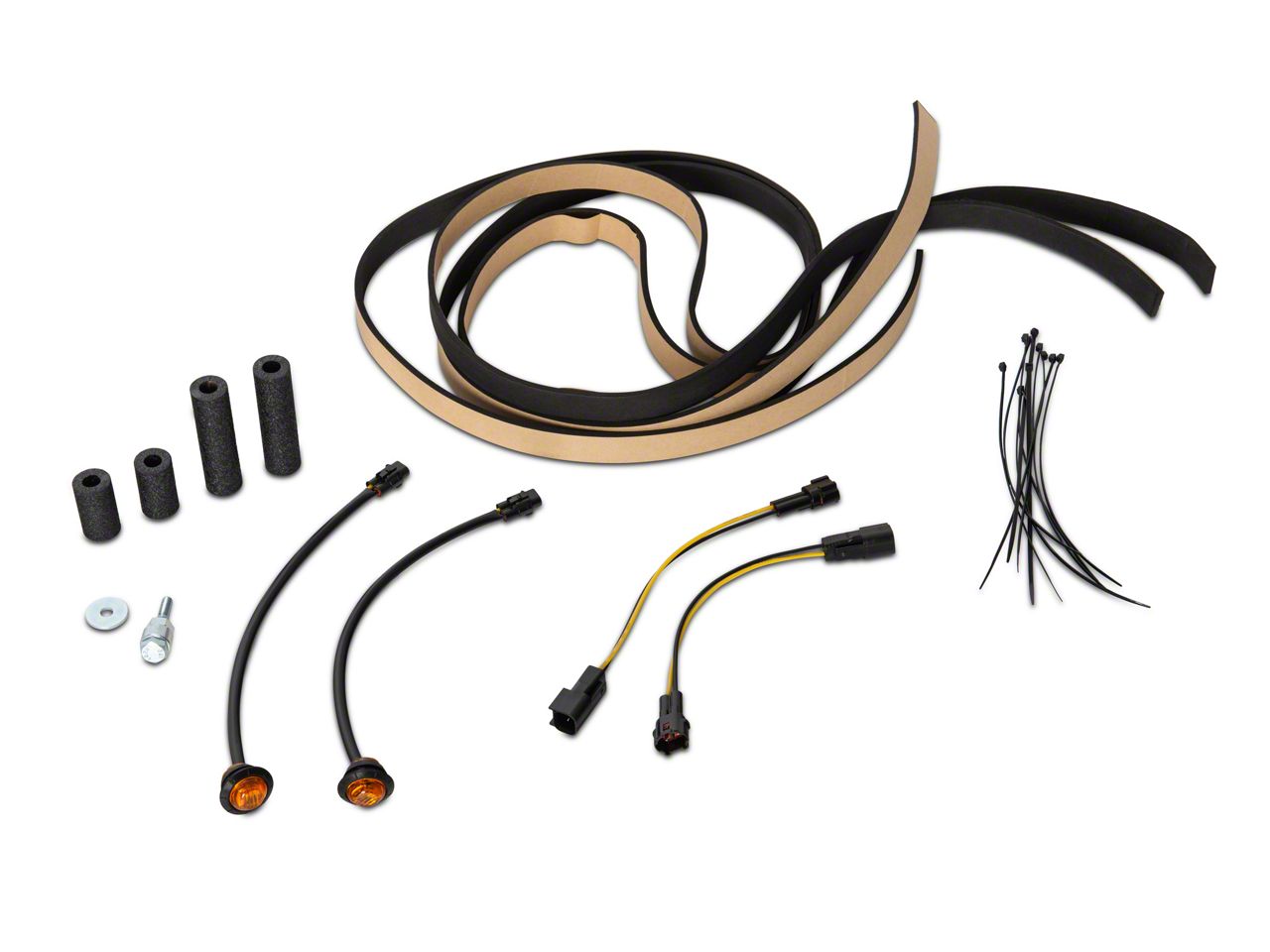 Barricade Jeep Wrangler Replacement Fender Flare Hardware Kit for ...