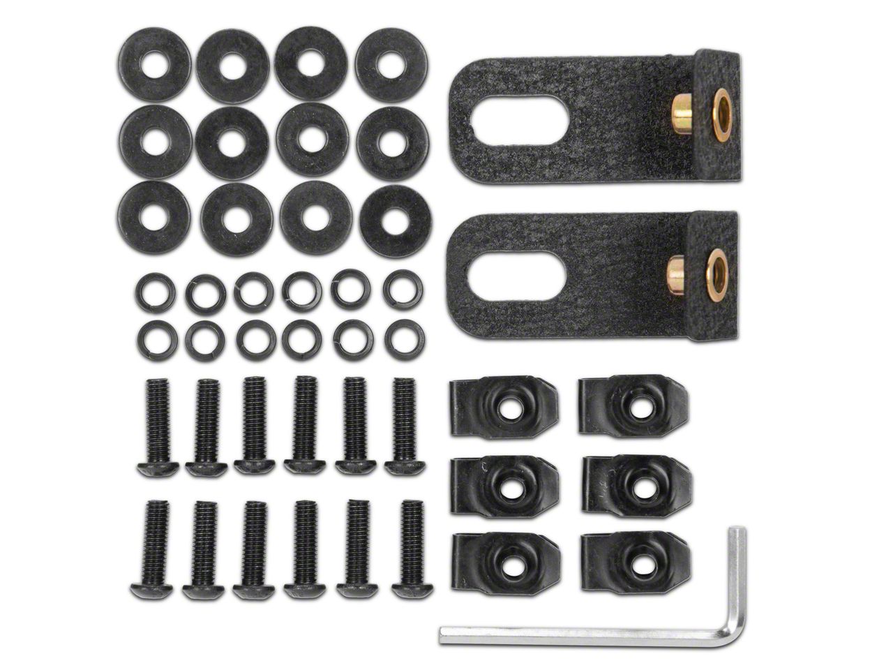 Barricade Jeep Wrangler Replacement Fender Liner Hardware Kit for J107327 Only U2665H (07-18 ...