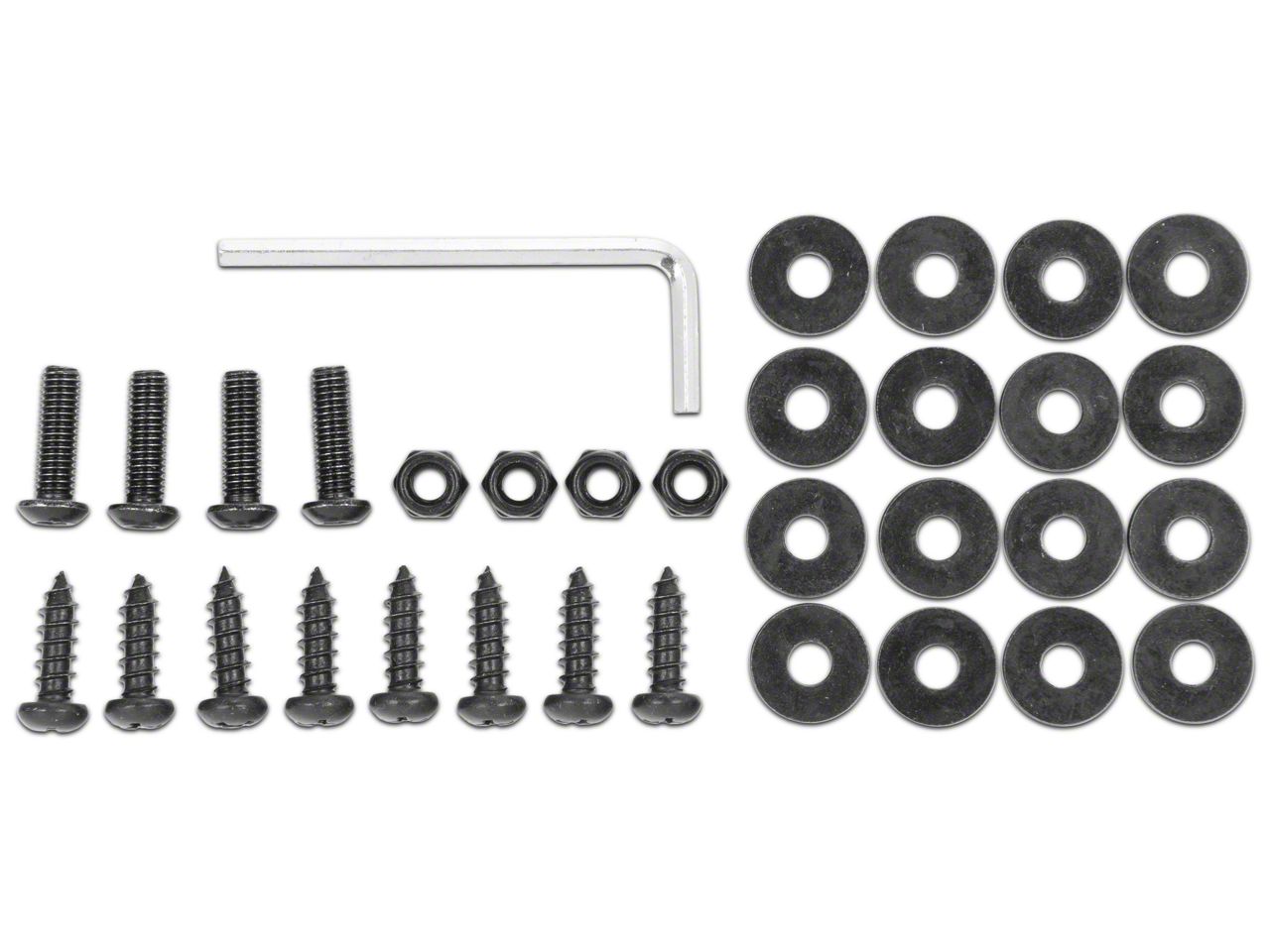 Barricade Jeep Wrangler Replacement Fender Liner Hardware Kit for J107328 Only U2666H (07-18 ...
