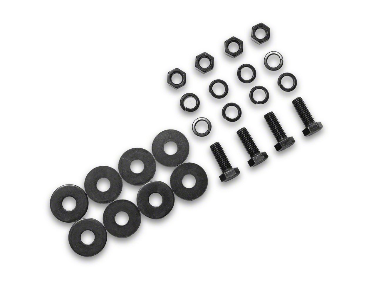 Barricade Jeep Wrangler Replacement Front Bumper Hardware Kit for J103685 Only U2069HL (07-18 ...