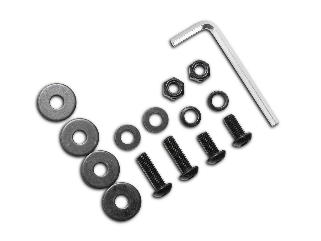 Barricade Jeep Wrangler Replacement Hard Top Roof Basket Hardware Kit for J116279 Only U2118HL ...