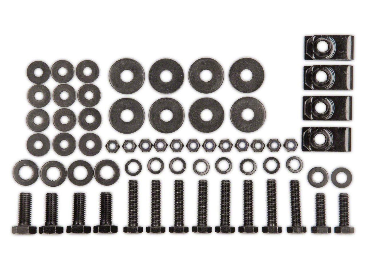 Barricade Jeep Wrangler Replacement Rubi Rail Hardware Kit for J100745 ...