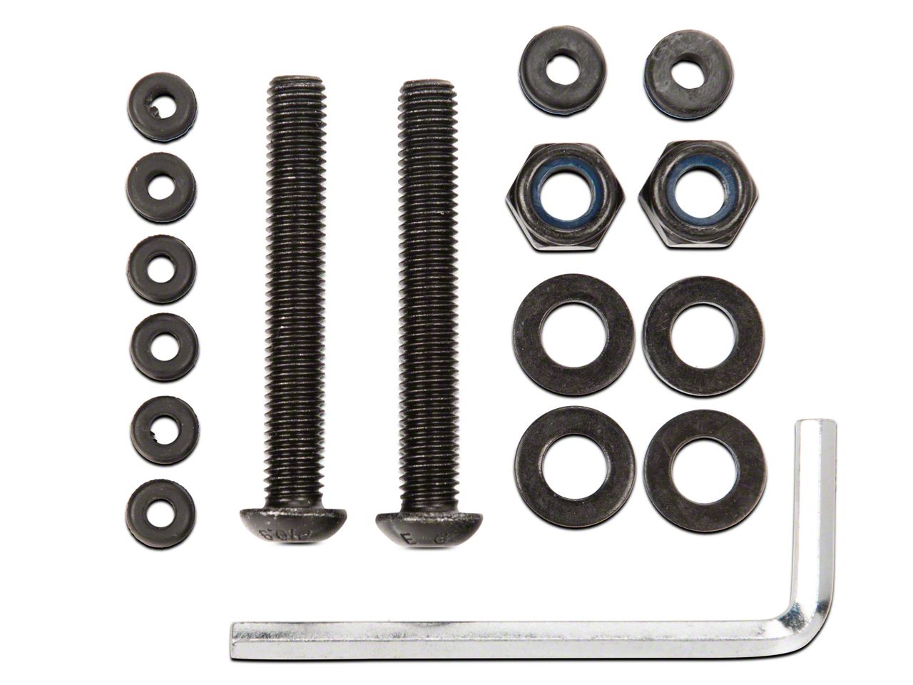 Barricade Jeep Wrangler Replacement Windshield Light Mount Hardware Kit for J100290 Only U2608H ...