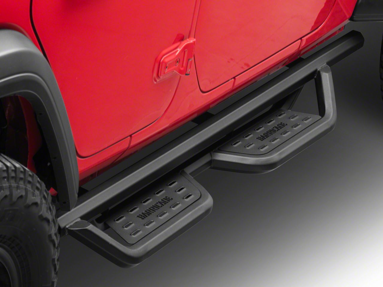 Barricade Jeep Wrangler TCX Drop Side Step Bars J214074 (18-26 Jeep ...