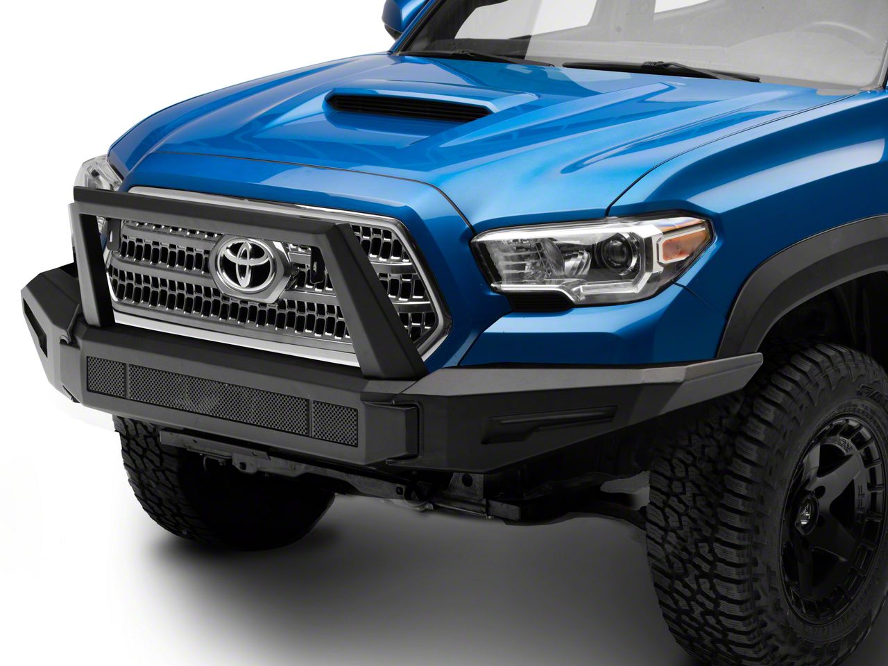 Barricade Tacoma Extreme HD Modular Front Bumper with Over Rider Hoop ...