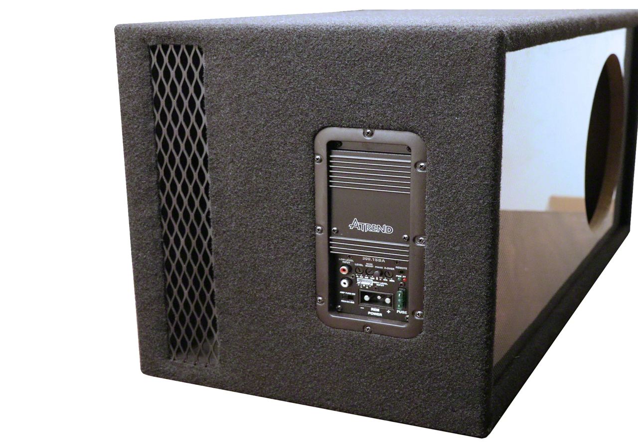 Jeep Gladiator 10-Inch Single SPL Vented with 300.1SBA Amp Subwoofer ...