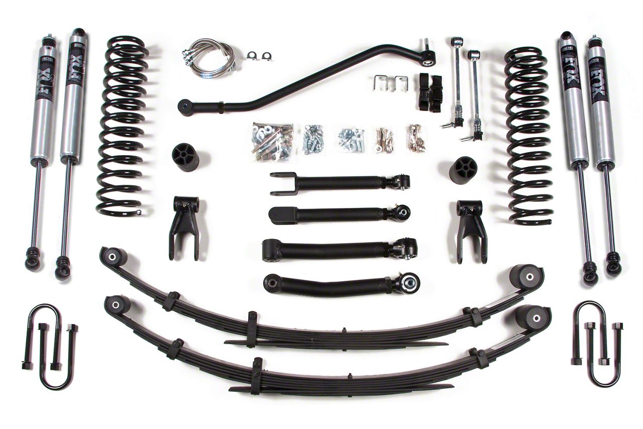 BDS Jeep Cherokee 4.50-Inch Coil Spring Suspension Lift Kit with Rear ...