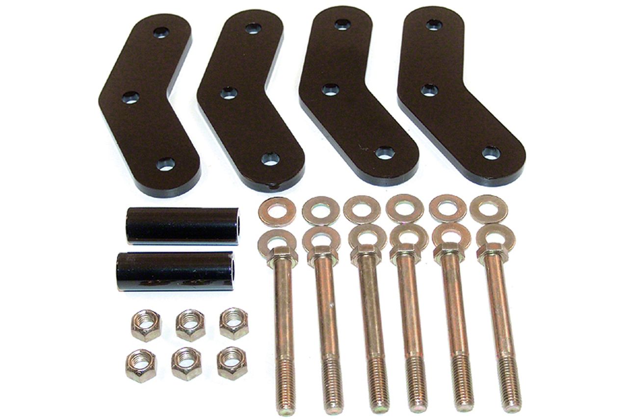 BDS Jeep Wrangler 1.375-Inch Rear Lift Shackle Kit BDS124119 (76-86 ...