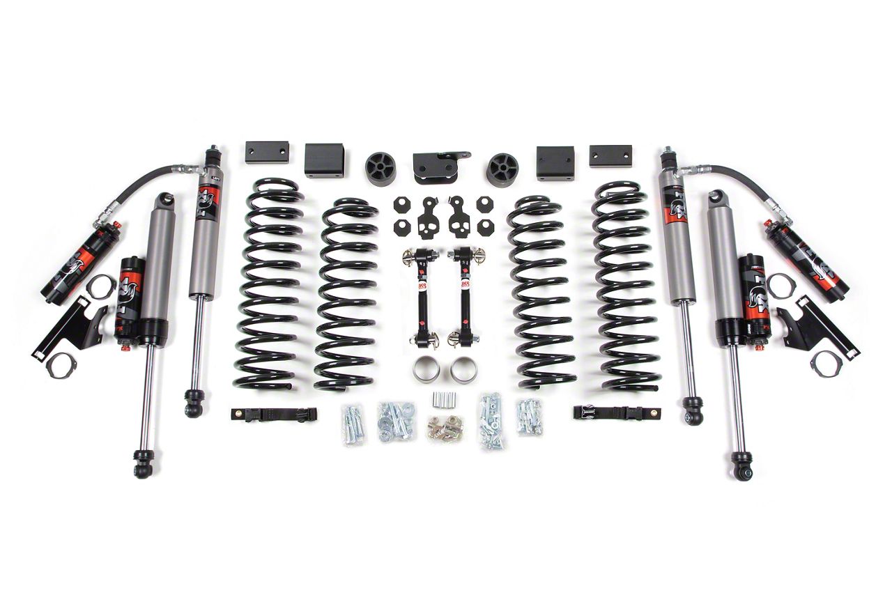 BDS Jeep Wrangler 3-Inch Coil Spring Suspension Lift Kit with FOX 2.5 ...