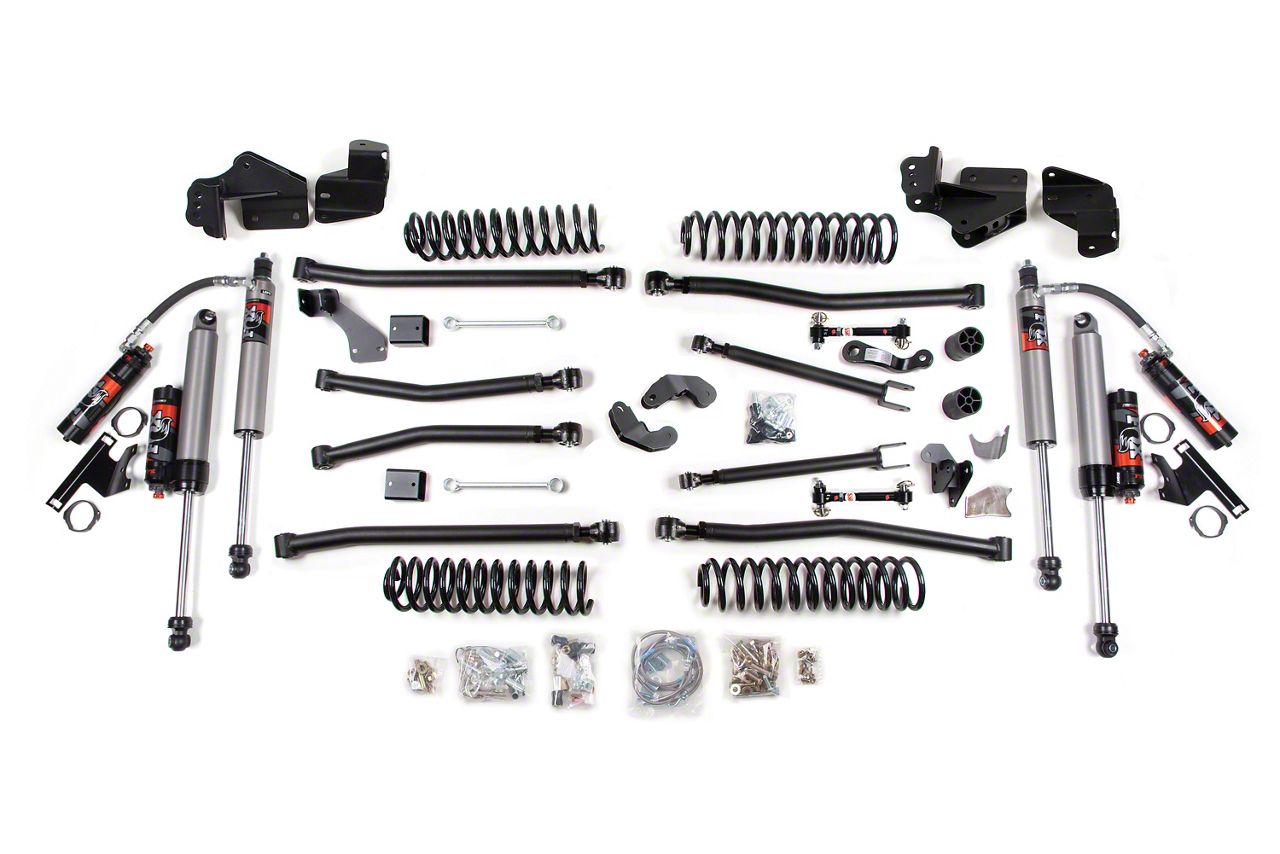 BDS Jeep Wrangler 4-Inch Long Arm Suspension Lift Kit with Sway Bar ...