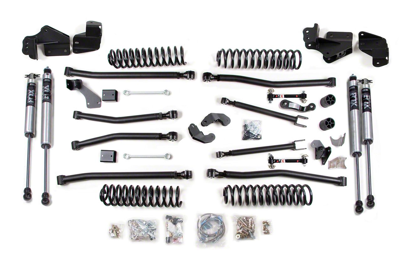 BDS Jeep Wrangler 6.50-Inch Long Arm Suspension Lift Kit with FOX 2.0 ...
