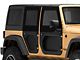 Bestop Jeep Wrangler Front and Rear Core Doors; Black Twill 15321-17 ...