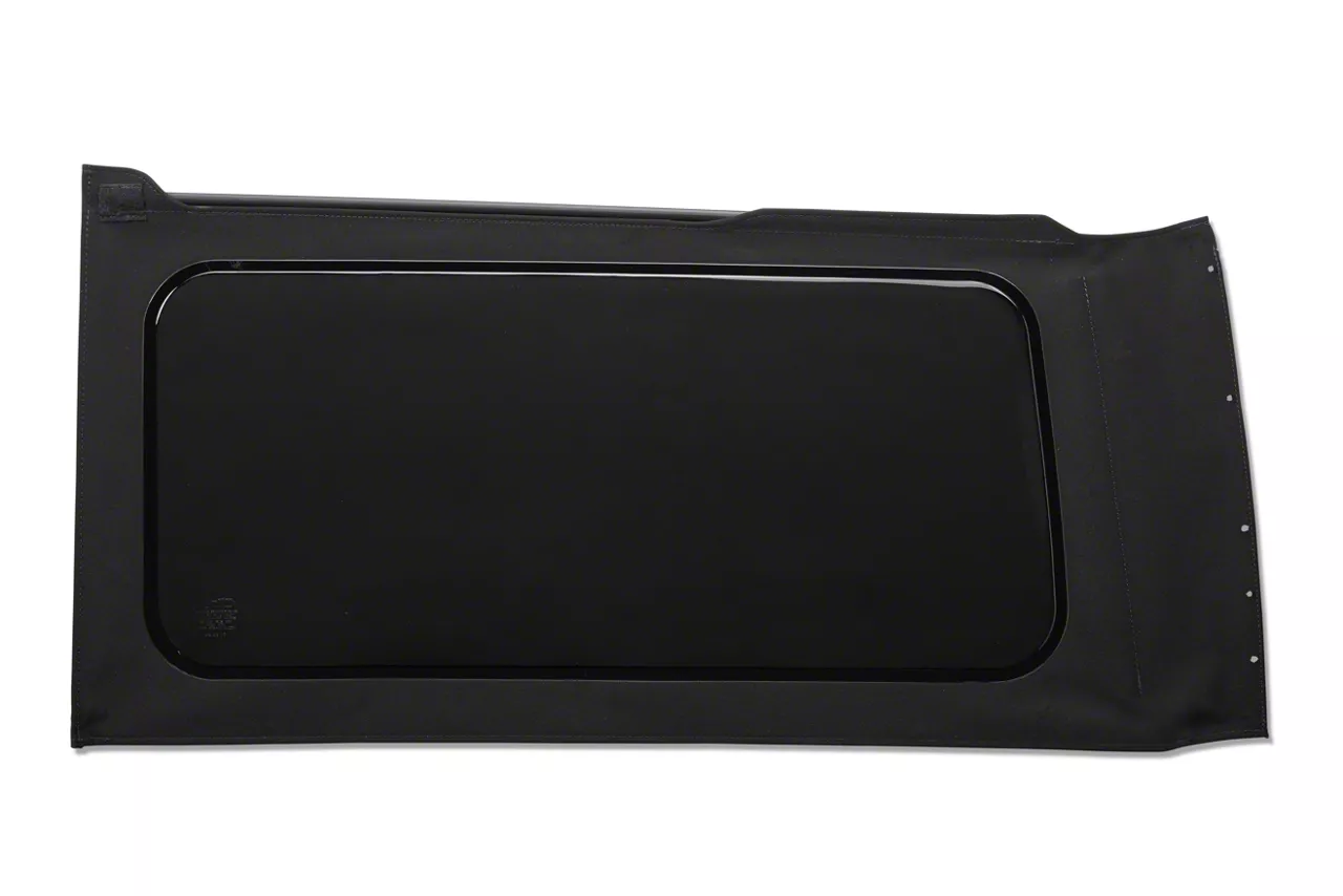 Bestop Jeep Wrangler Replacement Quarter Tinted Window; Black Twill ...