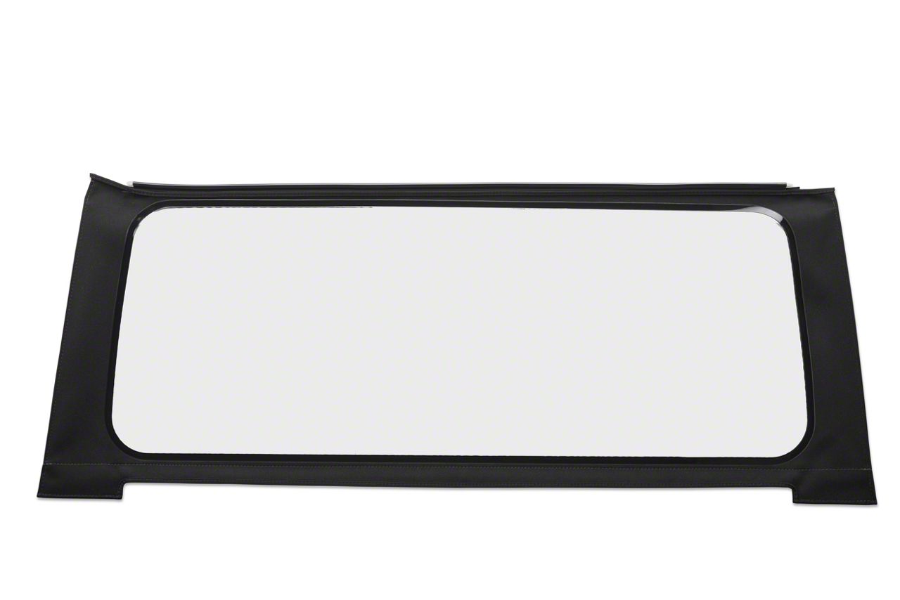 Bestop Jeep Wrangler Replacement Rear Clear Window; Black Twill 58308 ...