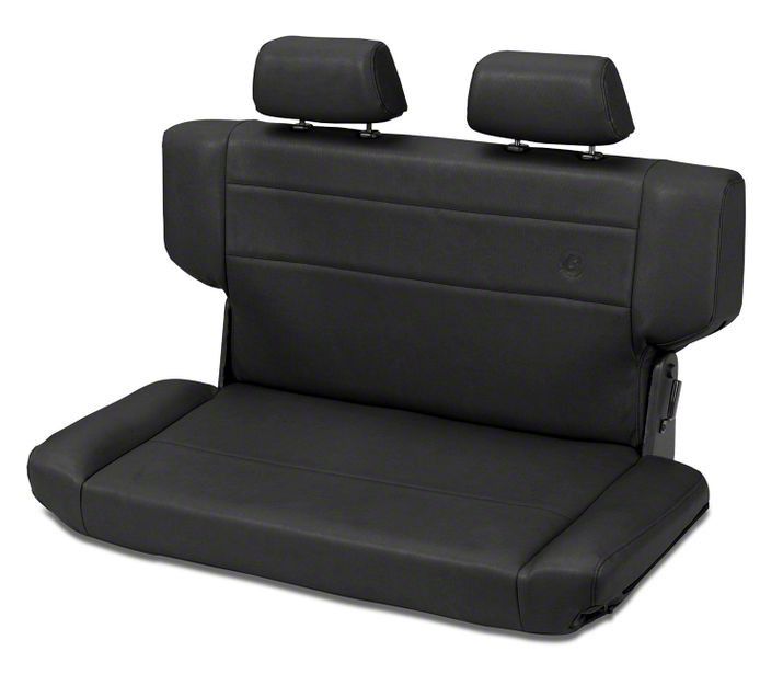 Bestop Jeep Wrangler Trailmax II Fold & Tumble Rear Bench Seat in Vinyl ...