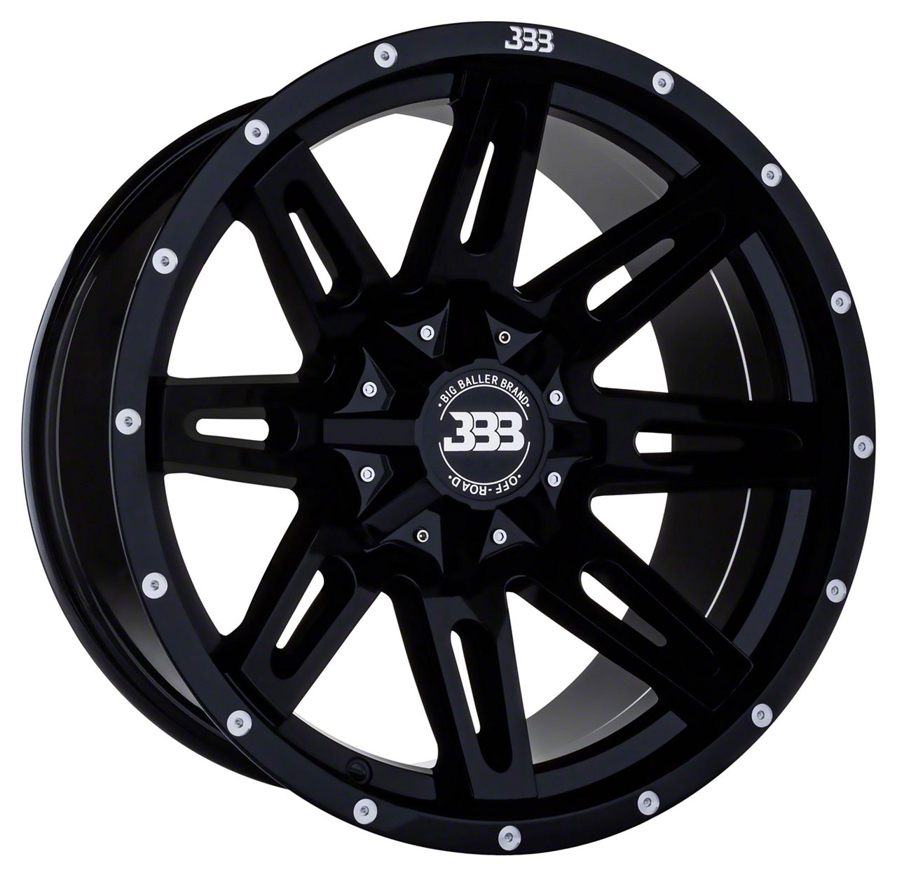 Big Baller Brand Toyota 4-Runner LB4 Gloss Black 6-Lug Wheel; 20x10 ...