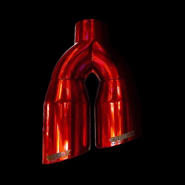 Bigboz Exhaust Tacoma Universal 4-Inch Double Wall Lightning Style ...