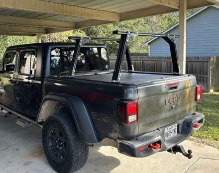 BillieBars Tacoma Bed Rack for Retractable Covers with T-Slots; 24-Inch Tall 10187 (Universal ...