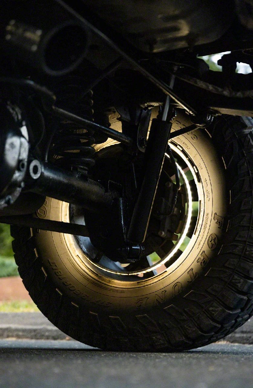 Black Flag Lighting Toyota 4-Runner Pure White Dual Row LED Wheel ...