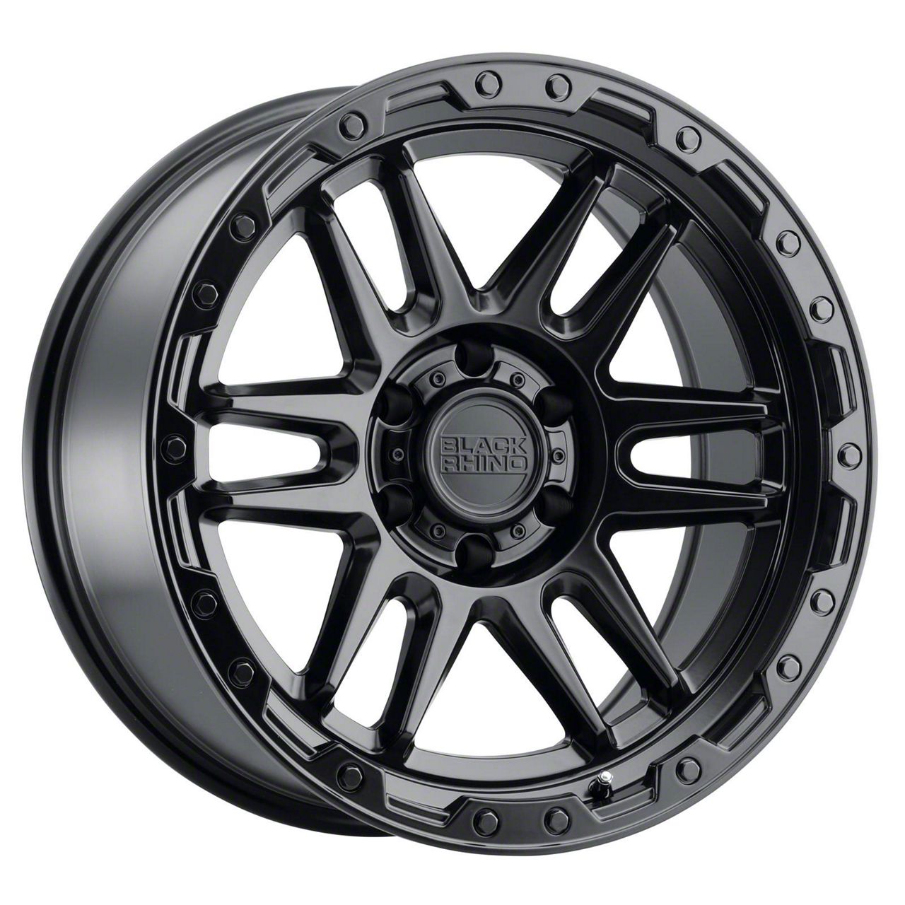 Black Rhino Titan Apache Matte Black with Black Bolts 6-Lug Wheel; 20x9 ...