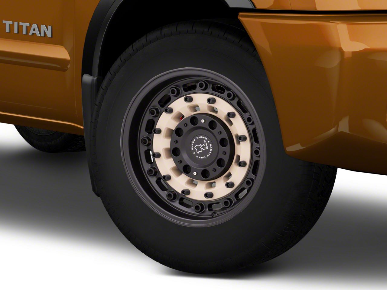 Black Rhino Titan Arsenal Sand on Black 6-Lug Wheel; 18x9.5; 12mm ...