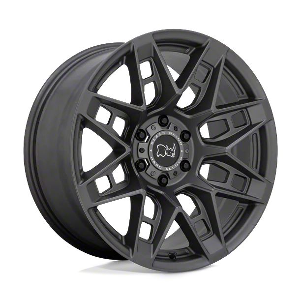 Black Rhino Titan Caprock Matte Gunmetal 6-Lug Wheel; 20x9.5; 12mm ...