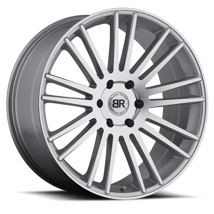 Black Rhino Titan Kruger Silver 6-Lug Wheel; 22x9.5; 25mm Offset ...