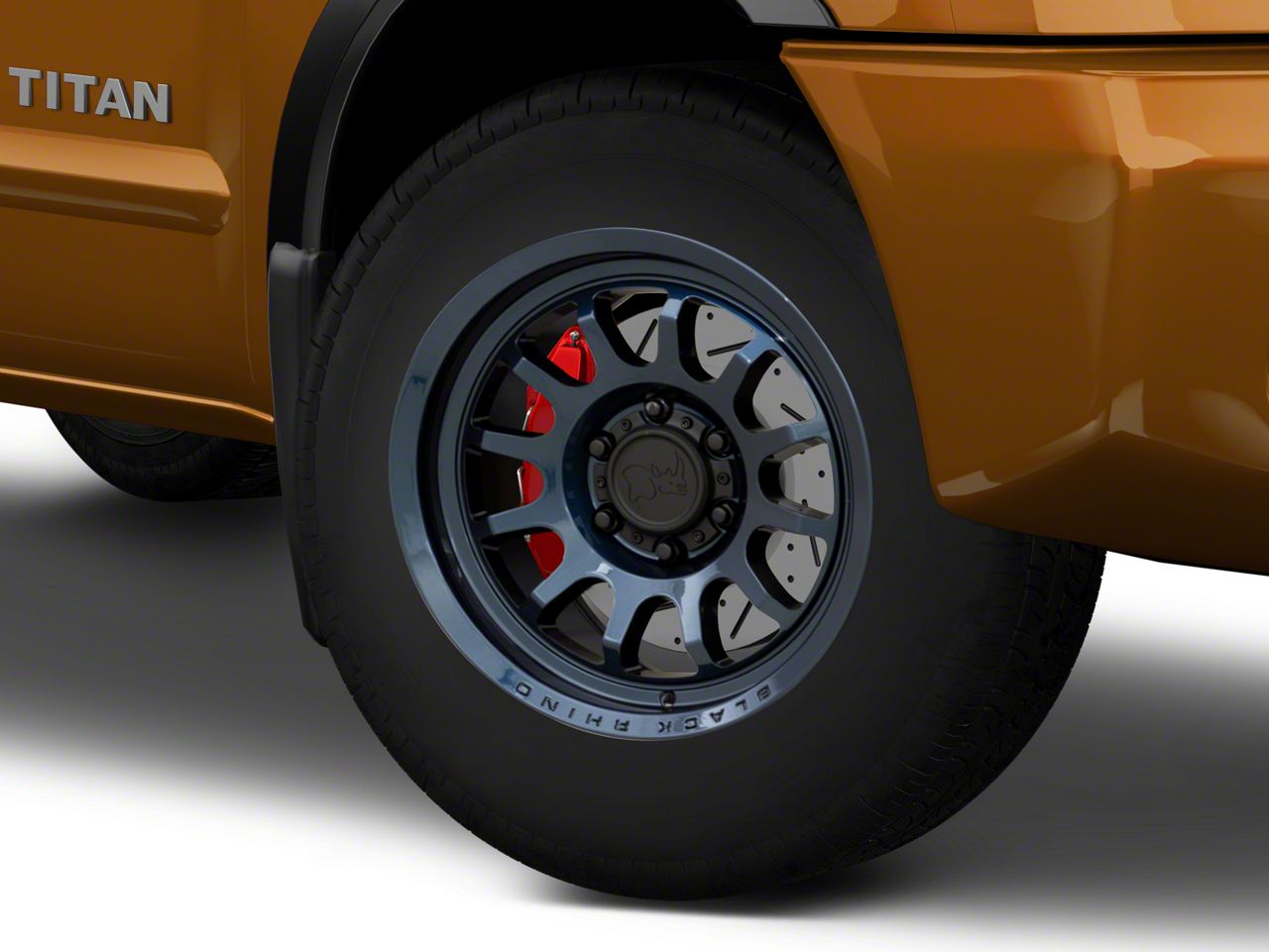 Black Rhino Titan Rapid Midnight Blue 6-Lug Wheel; 18x8.5; 0mm Offset ...