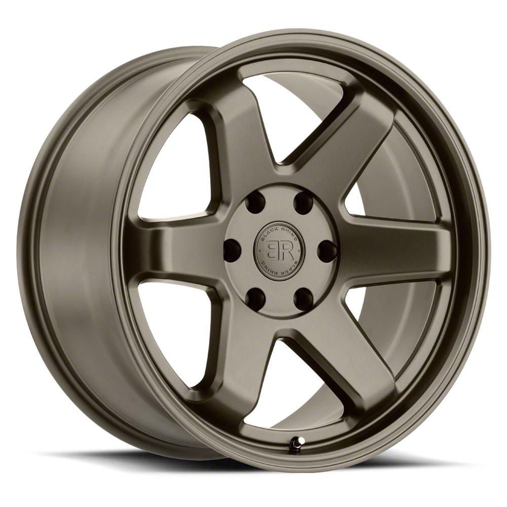 Black Rhino Titan Roku Matte Bronze 6-Lug Wheel; 18x9.5; -18mm Offset ...