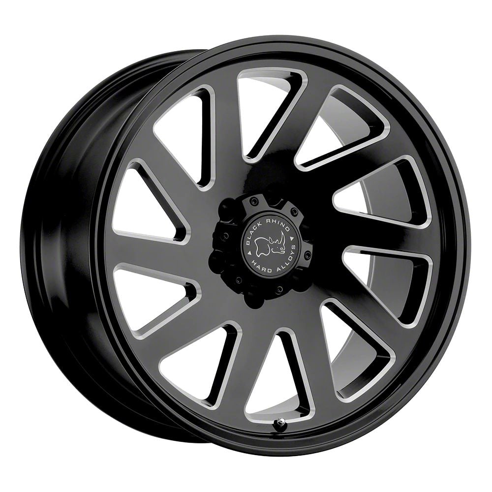 Black Rhino Tacoma Thrust Gloss Black with Milled Spokes 6-Lug Wheel ...