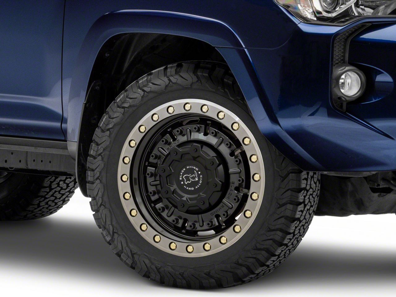 Black Rhino Toyota 4-Runner Abrams Gloss Gunblack with Machined Dark ...
