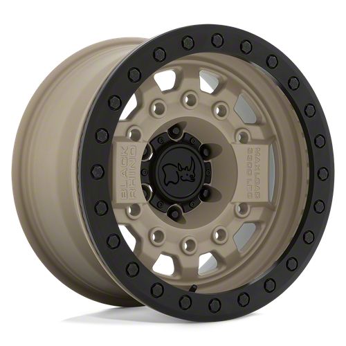 Black Rhino Toyota 4-Runner Avenger Beadlock Desert Sand 6-Lug Wheel ...