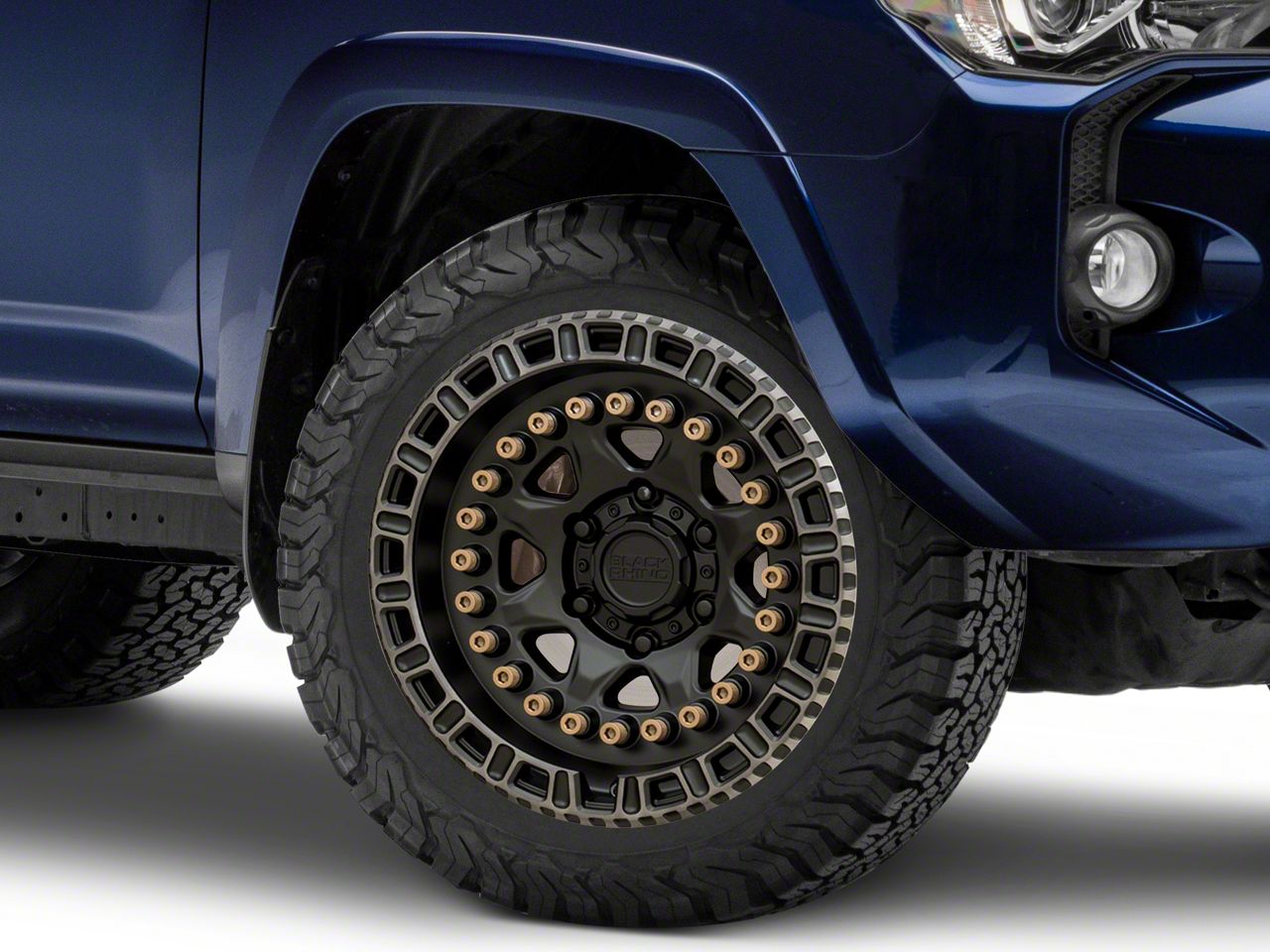 Black Rhino Toyota 4-Runner Carbine Matte Black with Machined Tinted ...
