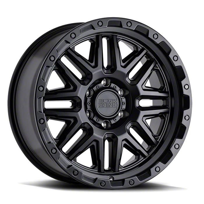 Black Rhino Toyota 4-Runner Alamo Matte Black 6-Lug Wheel; 17x9; -18mm ...