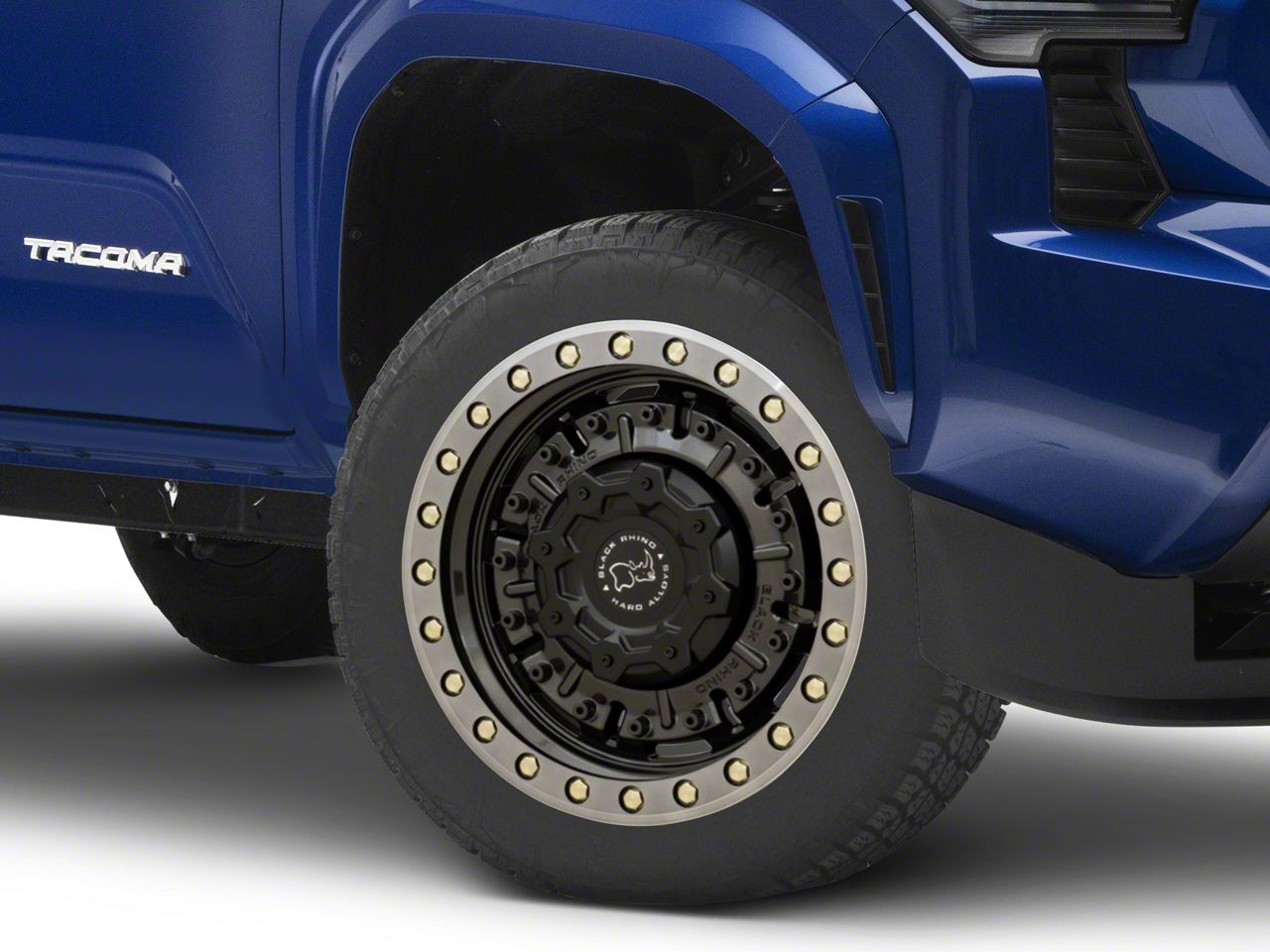 Black Rhino Tacoma Abrams Gloss Gunblack with Machined Dark Tint 6-Lug ...