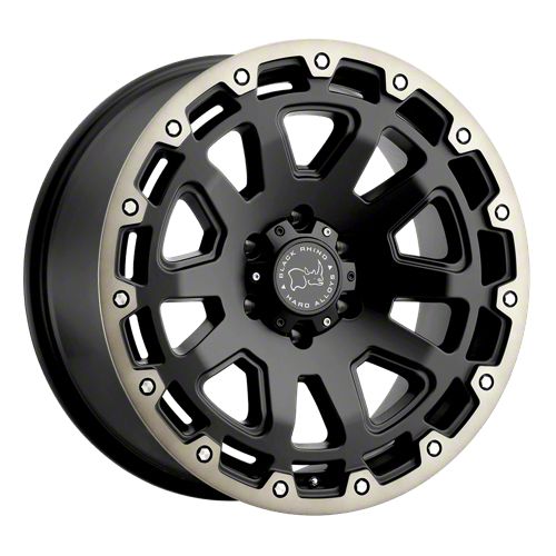 Black Rhino Toyota 4-Runner Razorback Matte Black with Machined Dark ...