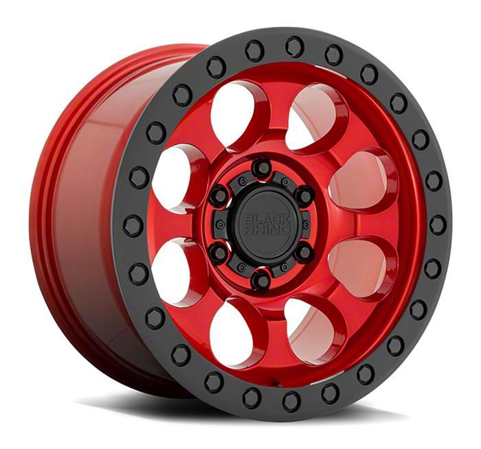 Black Rhino Toyota 4-Runner Riot Candy Red with Black Ring 6-Lug Wheel ...