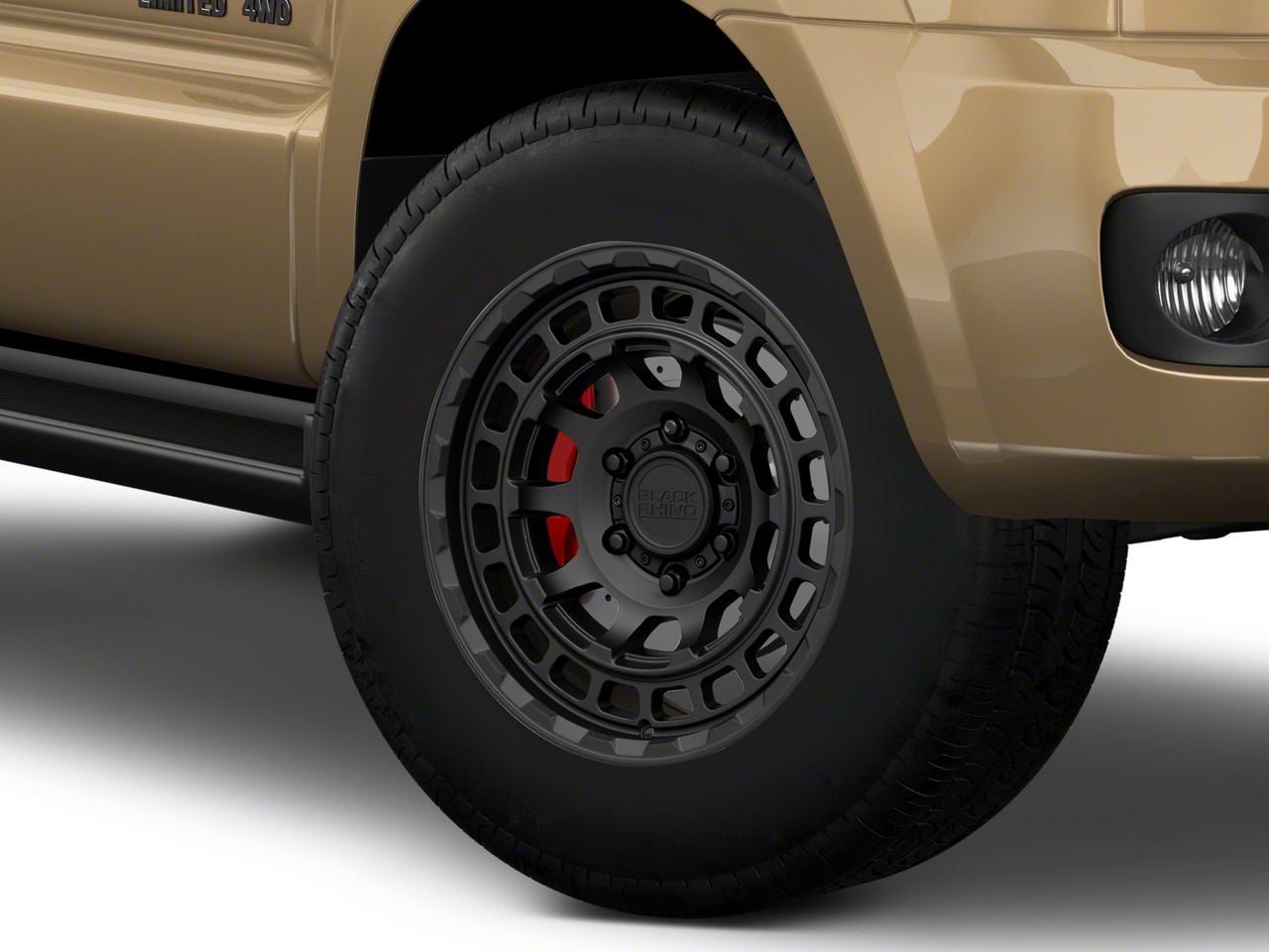 Black Rhino Toyota 4-Runner Chamber Matte Black 6-Lug Wheel; 17x8.5 ...